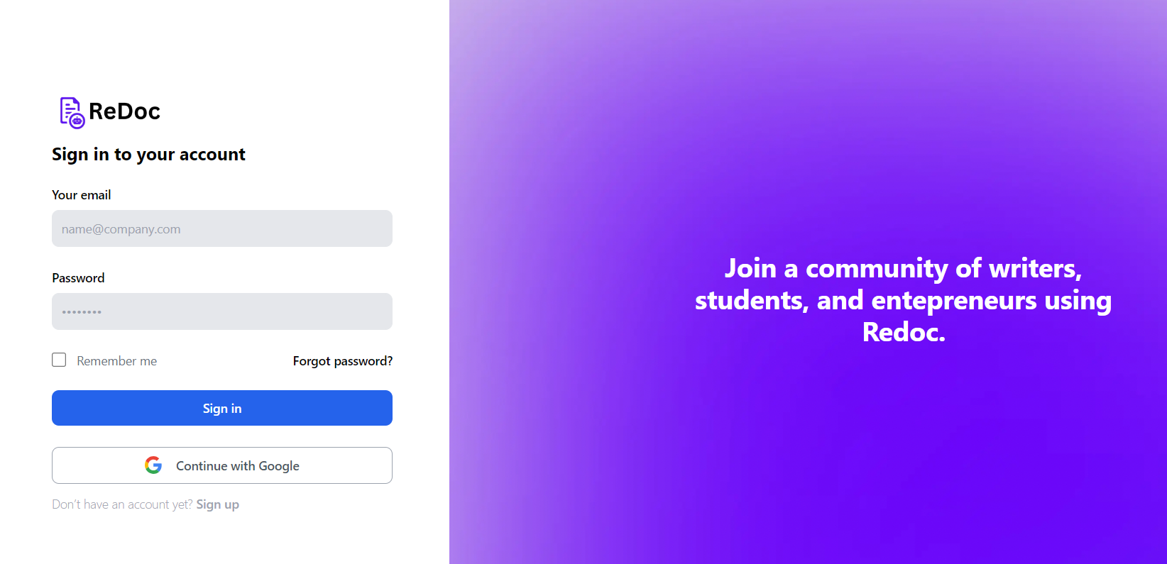 ReDoc - AI Explorex
